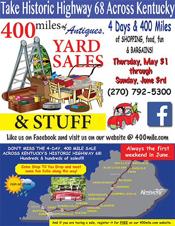 Shop til you drop at the 4-Day 400 Mile Sale - SOKY Happenings