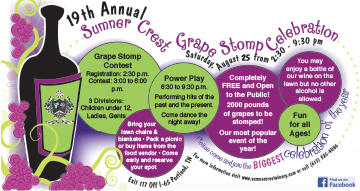 Sumner Crest Winery - Pick me, squeeze me, make me wine - SOKY Happenings