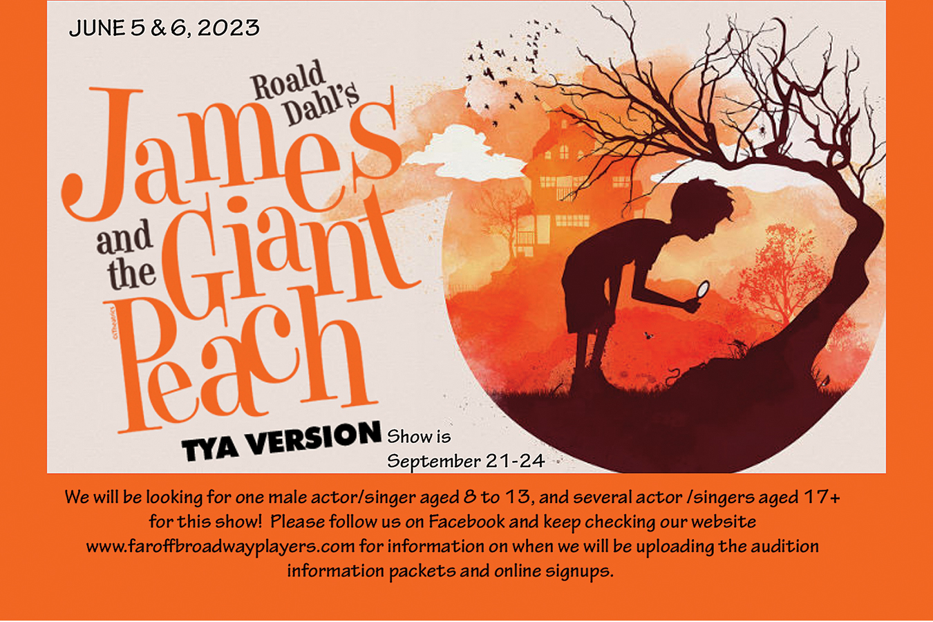Theatre for young audiences’ James and the Giant Peach comes to the ...